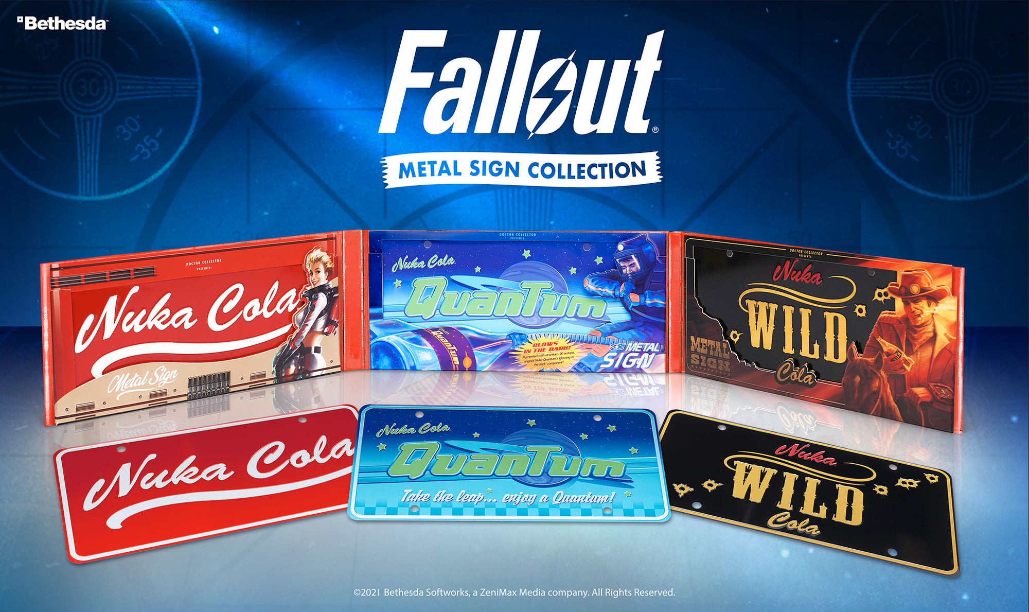 FALLOUT / Nuka Cola Colección Placas Metálicas - Edición Limitada