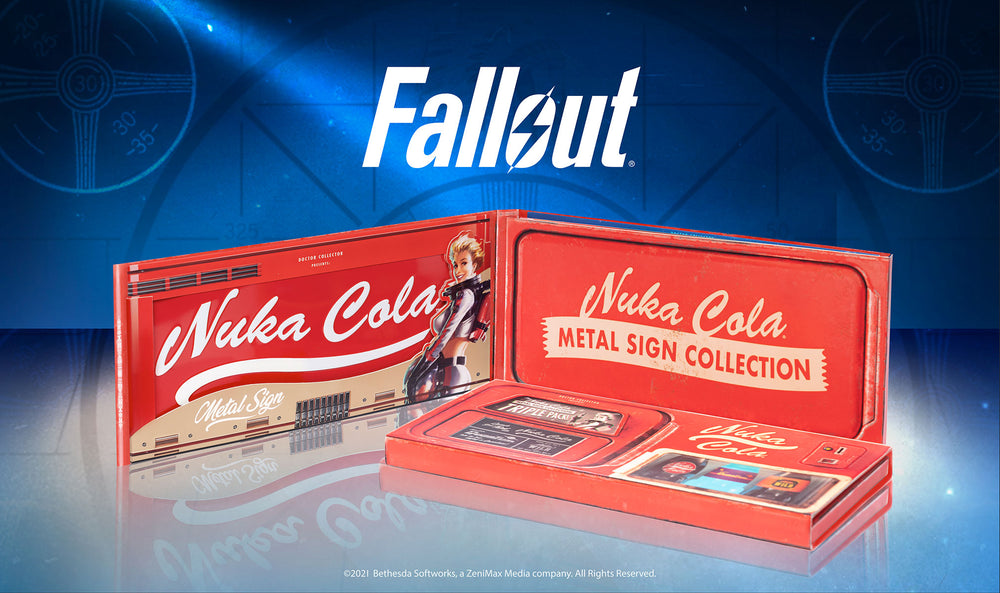 FALLOUT / Nuka Cola Colección Placas Metálicas - Edición Limitada